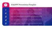 FAQ PowerPoint Template for Presentation and Google Slides