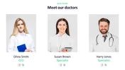 Affordable Doctor Slide Template for PowerPoint Presentation