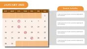 Get Our Yearly Calendar 2025 PPT And Canva Templates