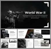 Military PPT Template Presentation and Google Slides
