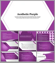 Light Purple Wallpaper Aesthetic PPT & Google Slides Templates