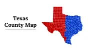 Buy Now! Texas County Map PowerPoint and Google Slides