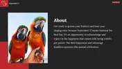 National Pet Bird Day PowerPoint and Google Slides Templates