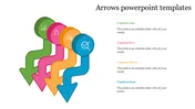 Buy Multicolor Four Process Arrows PowerPoint Templates