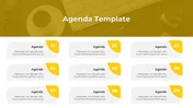 Our Predesigned Agenda PowerPoint And Google Slides Template