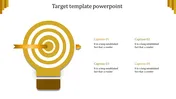 Target VS Achievement PPT Template & Google Slides