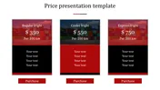 Price List Templates for PowerPoint and Google Slides