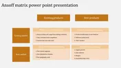 PPT 2x2 Matrix Template for Presentation and Google Slides
