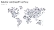 Creative World Map For PowerPoint Free Download