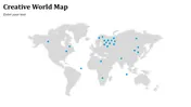 Editable World Map PowerPoints And Google Slides Templates