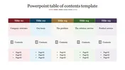 Try Table PPT Template Free Download presentation Slides