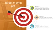 Effective Target Icon PowerPoint Slide Template Design