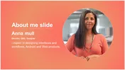 About Me Slide Examples PowerPoint Template & Google Slides