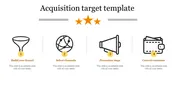 Six Nodes Target PowerPoint Template and Google Slides
