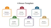 Buy this 6 Boxes PowerPoint and Google Slides Themes