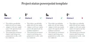 Project Status Slide PPT Presentation and Google Slides
