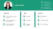 Presentable Resume PPT Presentation Template & Google Slides
