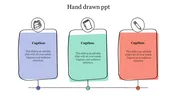 Creative Hand Drawing Template Presentation Slide PPT