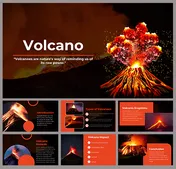 Get Now! Volcano PowerPoint And Google Slides Templates