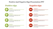Positive and Negative Sign Presentation PPT & Google Slides
