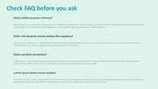 FAQ PowerPoint Template for Presentation and Google Slides