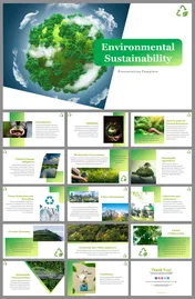 Environmental Sustainability Slides For PPT and Google Themes