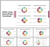 PDCA Chart PowerPoint Template Presentation & Google Slides