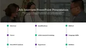 Job Analysis PPT Presentation Template and Google Slides