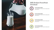 Effective Milk Themed PowerPoint Template