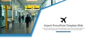 Free Airplane PowerPoint Template for Presentations