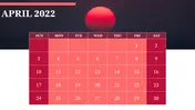 Unique 2024 Calendar PPT And Google Slides Templates