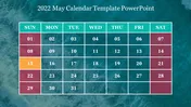 December 2021 Modern Calendar Template PowerPoint Free Slide