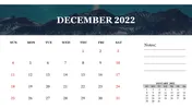 Innovative Writable Calendar Presentation Template Design
