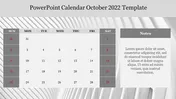 PowerPoint Calendar Template 2022 Free Google Slides