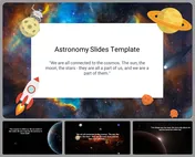 Galaxy Themed PowerPoint Templates and Google Slides