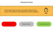 Google Slides & PPT for Interactive Quiz Presentation