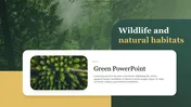 Nature PowerPoint Template for Wildlife Conservation