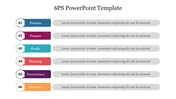 6 Ps Of Marketing Google Slides and PowerPoint Template