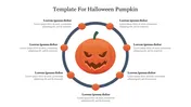 Cute Halloween PowerPoint Background Template For Presentation