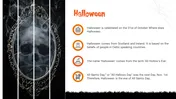 Halloween Agenda Slides With Scary Jack-O-Lanterns Image