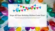 Birthday Card PowerPoint Template and Google Slides
