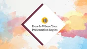 Free Watercolor PowerPoint Template and Google Slides