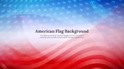 American Flag Background PowerPoint and Google Slides Themes