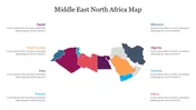 Middle East and North Africa Map PPT & Google Slides