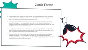 Best Comic Book PowerPoint Template - Cartoon Theme