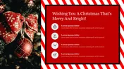Festive Christmas Presentation Template for Celebrations