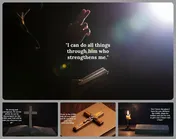 Snow Falling PowerPoint Background Template & Google Slides