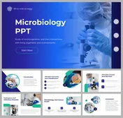 Microbiology PowerPoint Presentation And Canva Templates