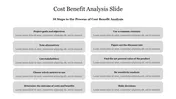 Cost Benefit Analysis PowerPoint And Google Slides Templates