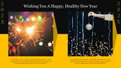 Creative New Years Theme PowerPoint Presentation Slide